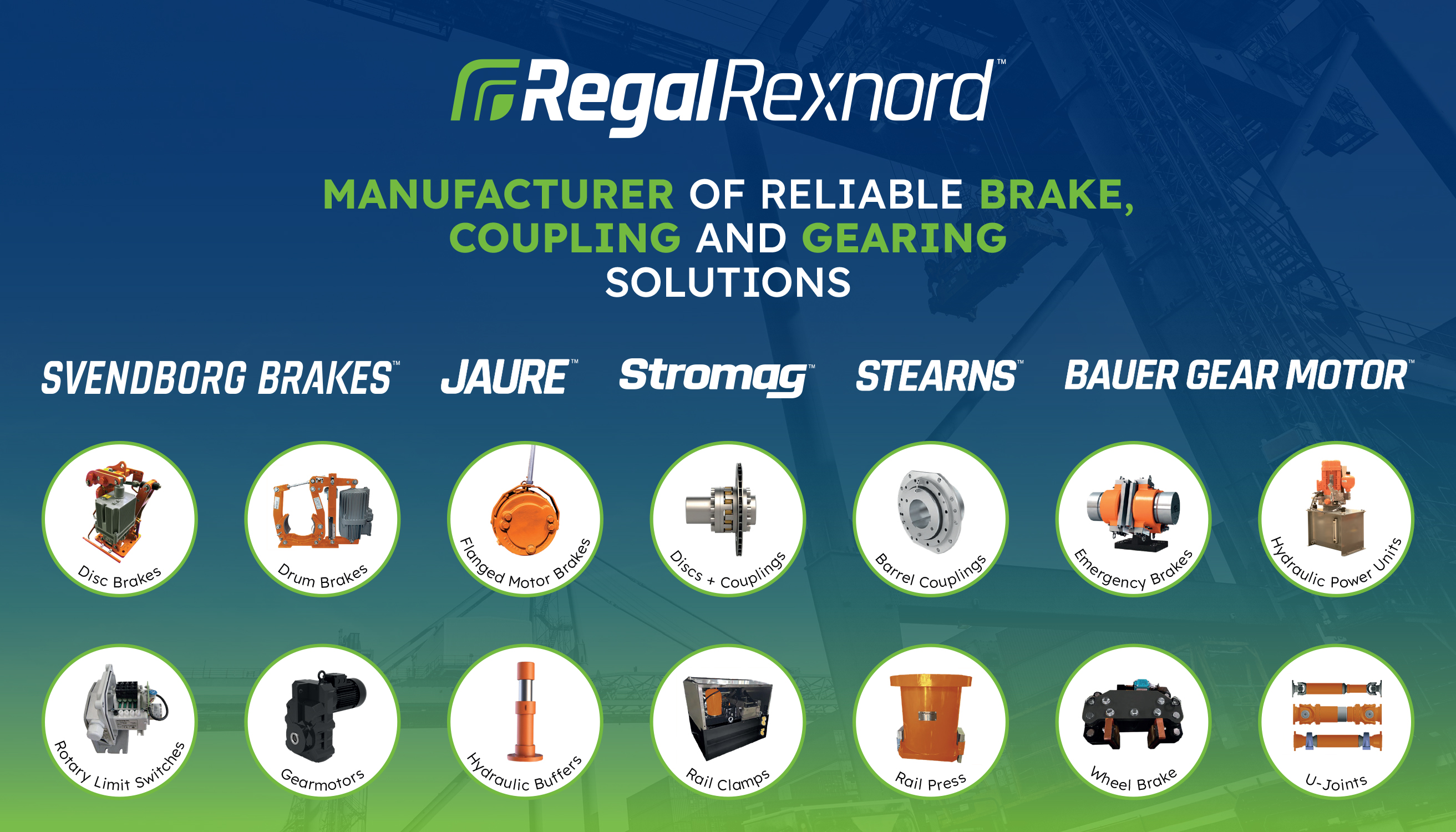 Regal Rexnord highlights complete powertrain solutions for port cranes at TOC Europe 2025 | DMA ...